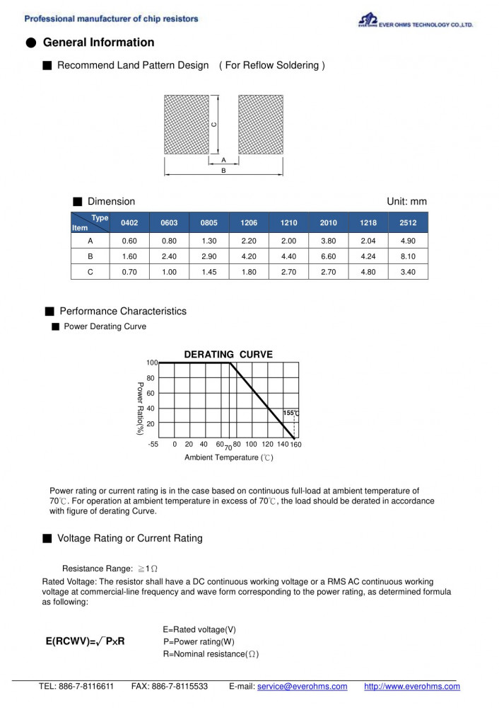 TR Series datasheet page 8
