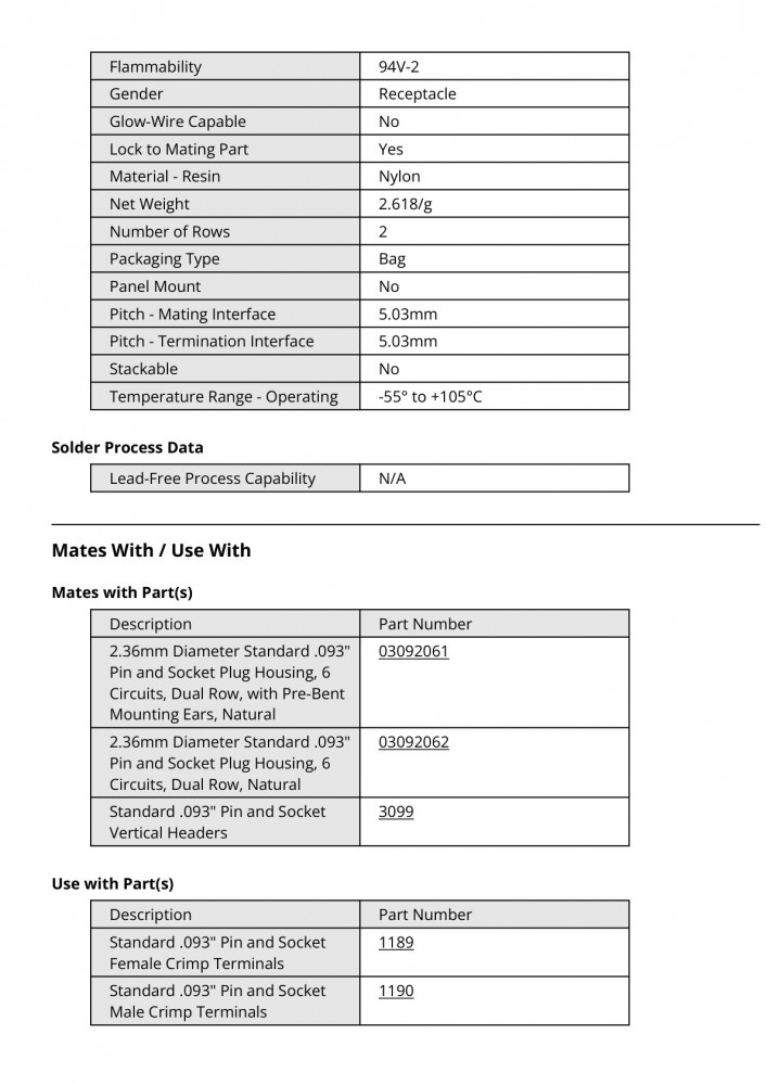 Molex document page 3