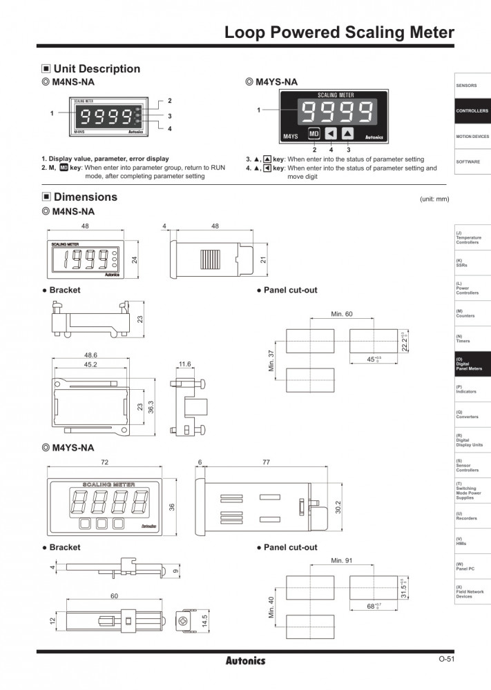 M4NS/M4YS Series document preview, page 2