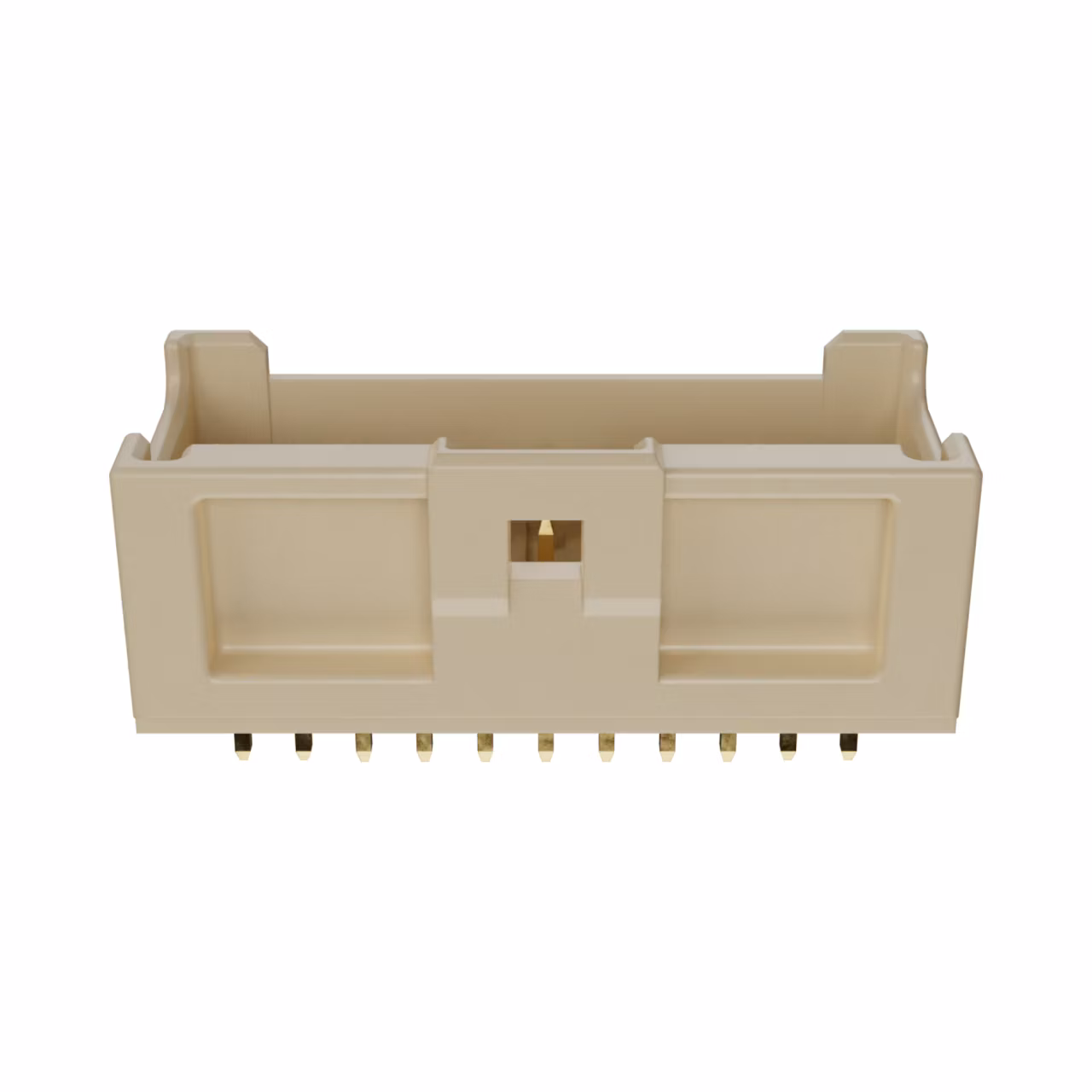 MicroClasp Vertical Header, 2.00mm Pitch, Dual Row, Through Hole, Gold Flash (Au) Plating, 22 Circuits, without PCB Locator for sale
