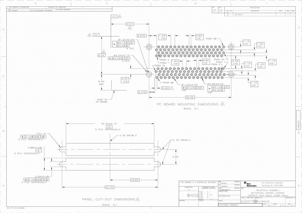 TE Connectivity 1489232-1 drawing sheet 3