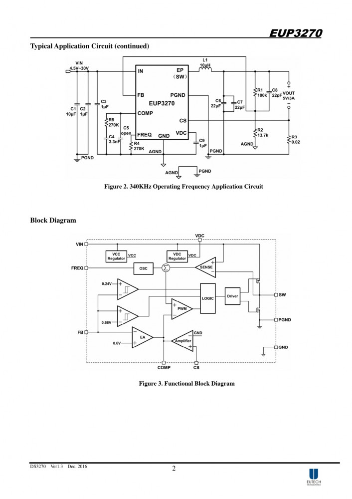 EUP3270WIR1 datasheet page 2