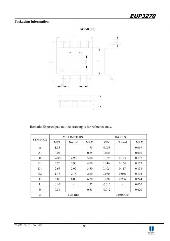 EUP3270WIR1 datasheet page 9