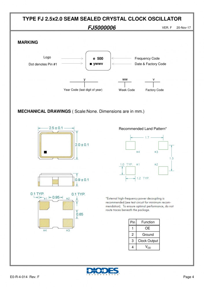 FJ5000006 specification page 6
