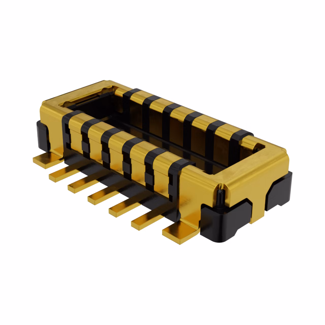 SlimStack Board-to-Board Plug, 0.35mm Pitch, SSB RP Series, 0.80 Mated Height, 2.00mm Mated Width, 10 Circuits, Armor Nail, 0.25mm  Fitting Nail Width for sale