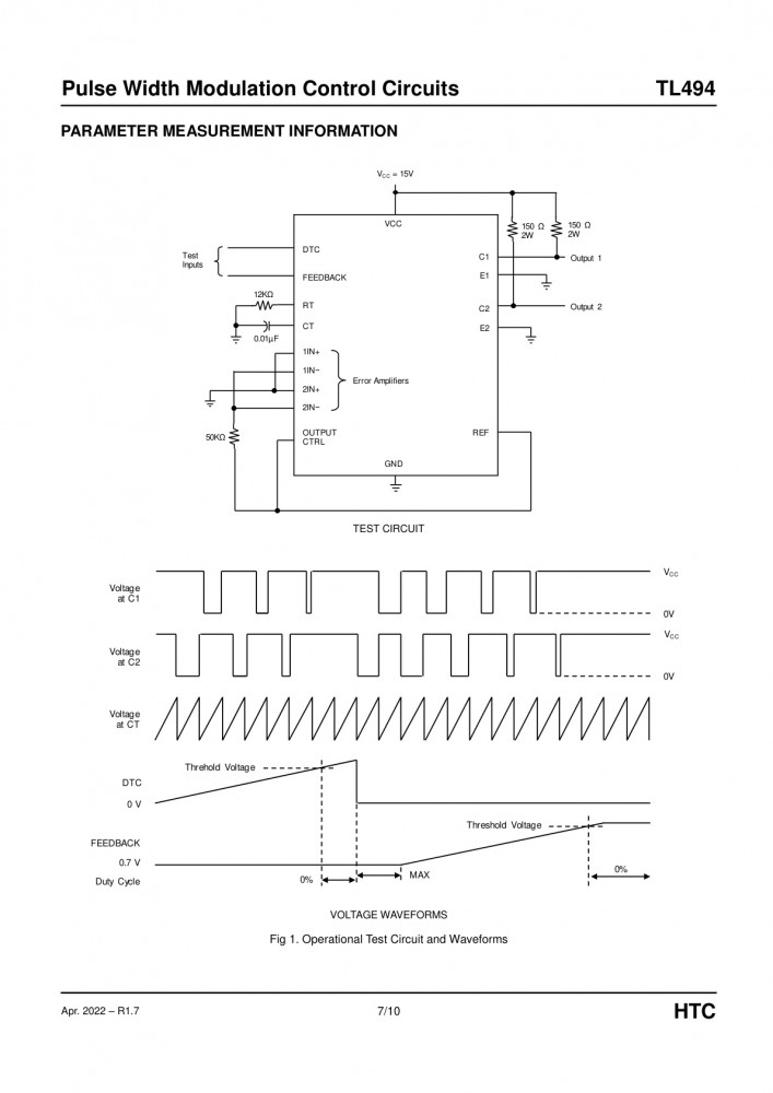 TL494GD datasheet page 7