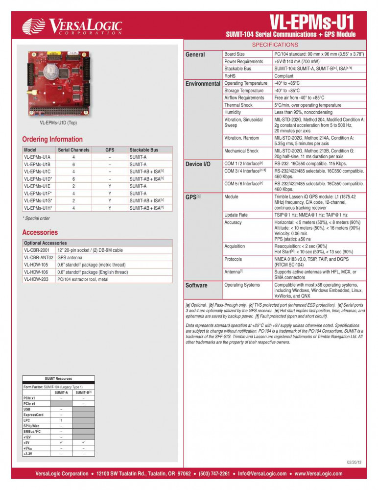 VL-EPMS-U1C technical documentation page 2