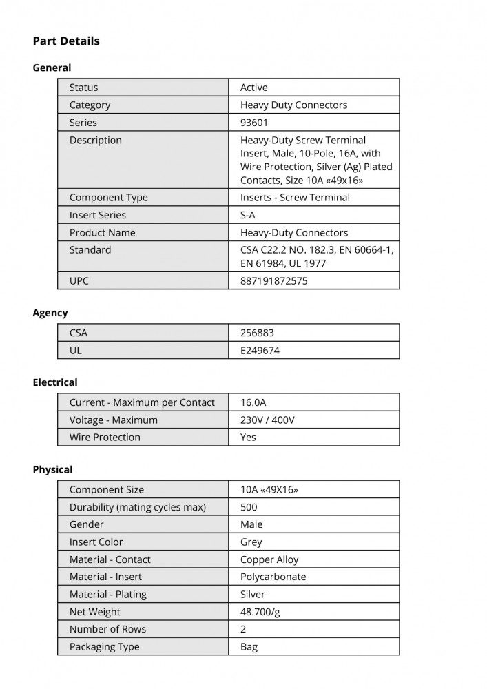 936010139 product document image, page 2