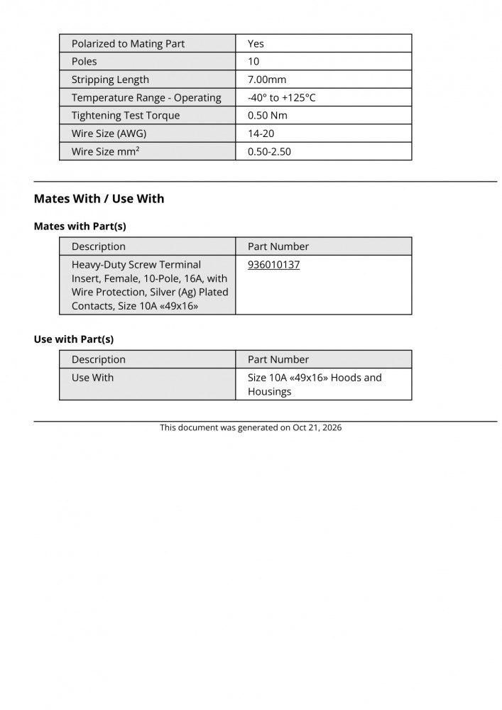 936010139 product document image, page 3