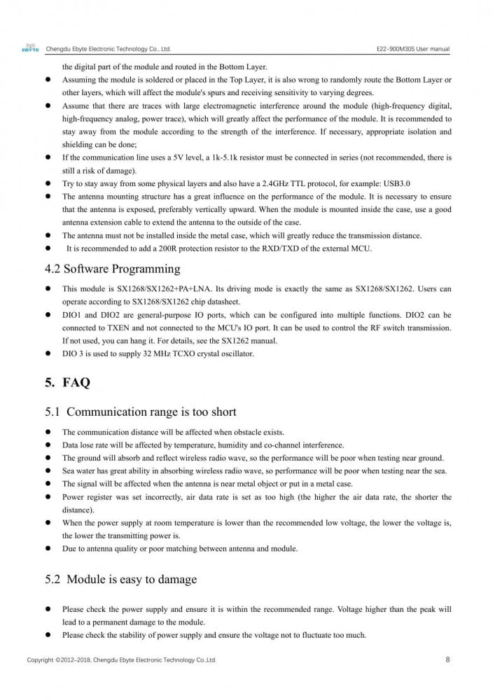 E22-900M30S manual page 10