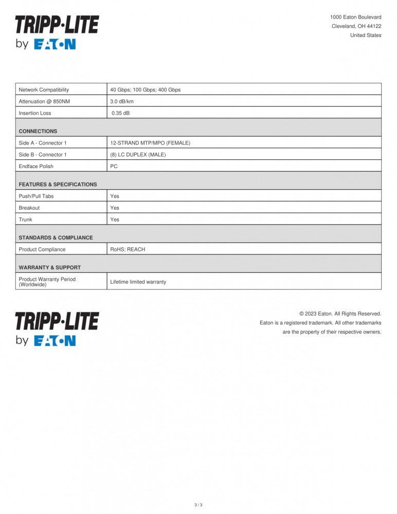 N845-05M-8L-MG technical document page 3