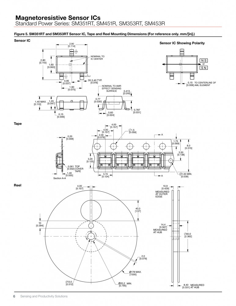 Honeywell SM353RT datasheet page 6