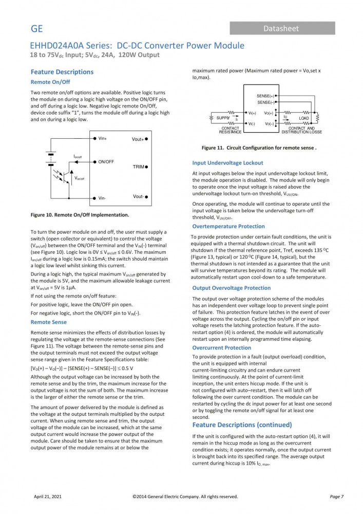 EHHD024A0A41Z datasheet page 7