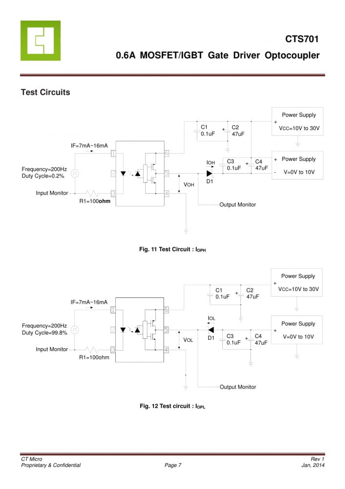 CTS701(T1) datasheet page 7