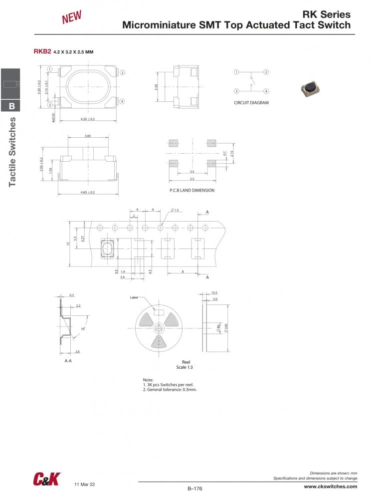 C&K RK series document page 4