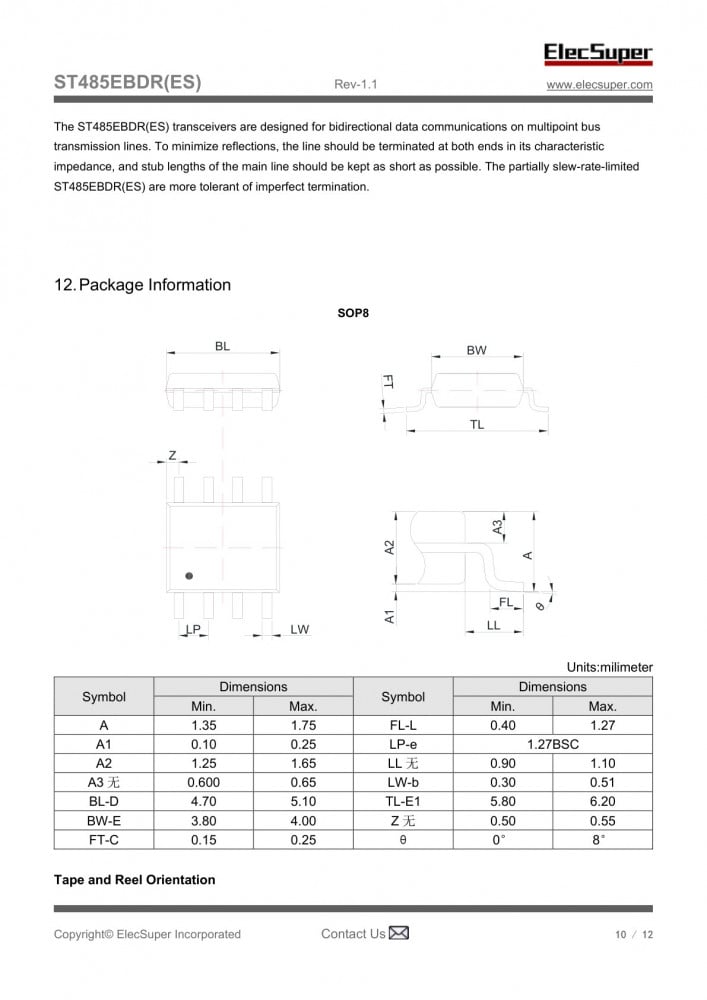 ST485EBDR(ES) datasheet page 10