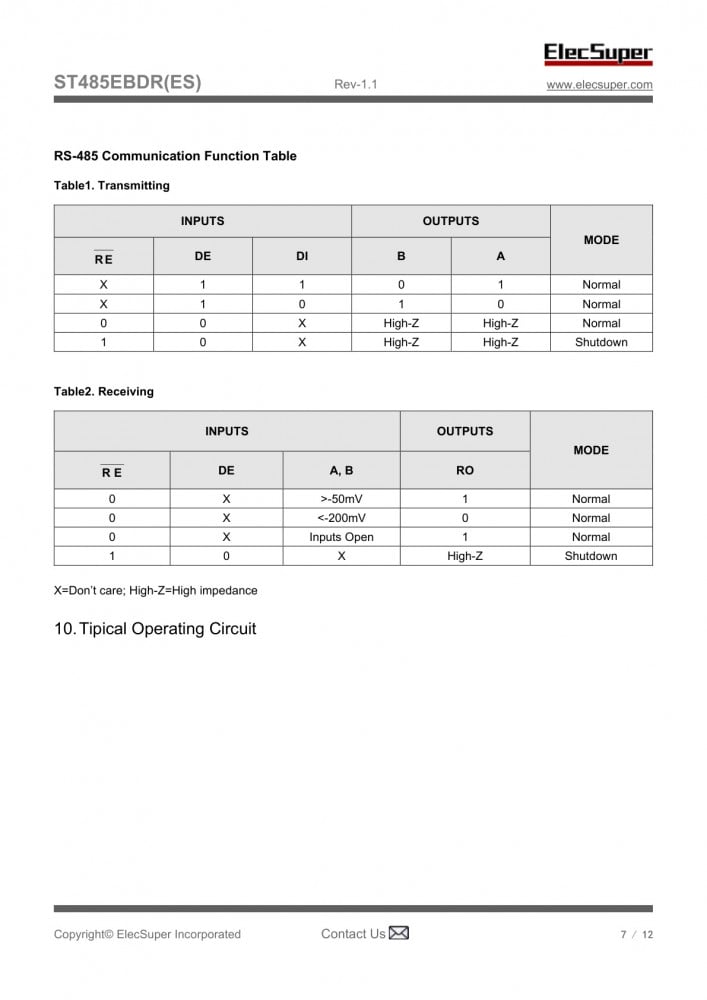ST485EBDR(ES) datasheet page 7