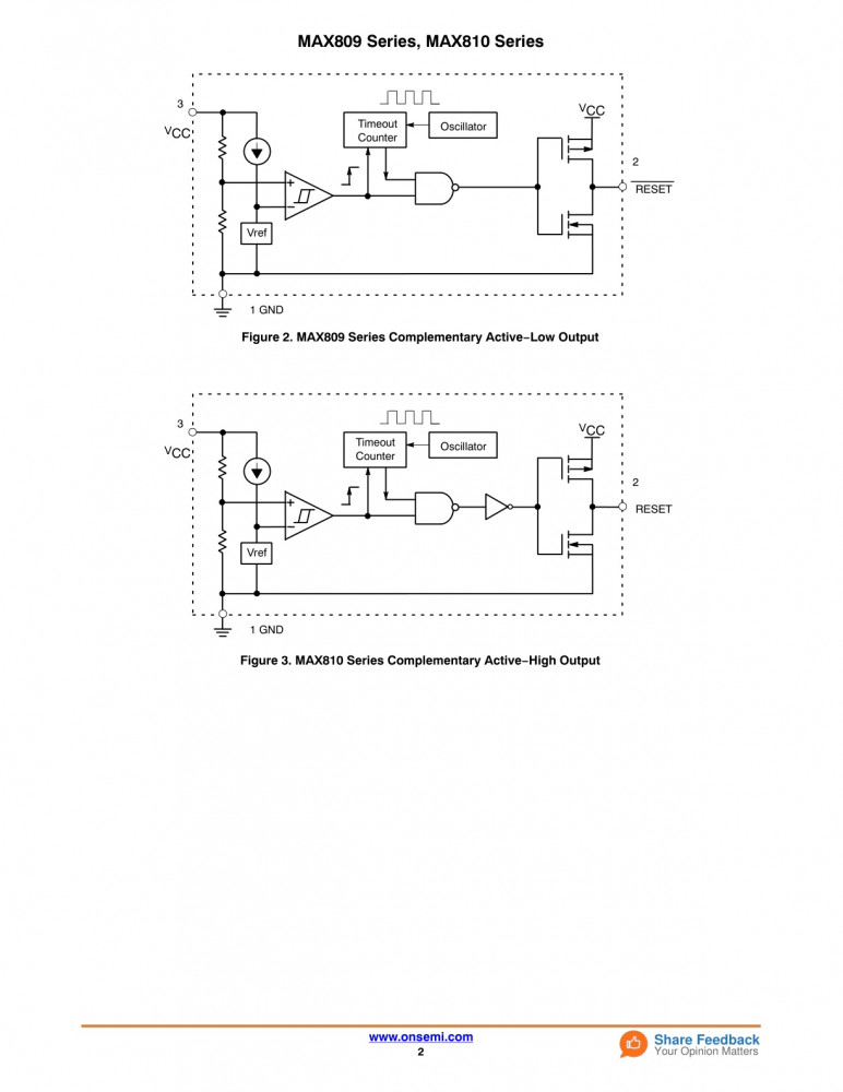 MAX809 technical document page 2