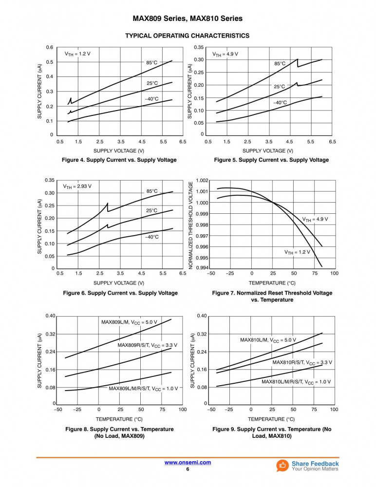 MAX809 technical document page 6