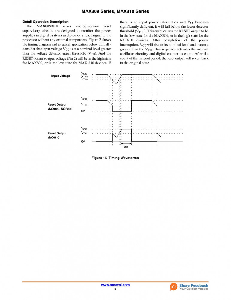 MAX809 technical document page 8