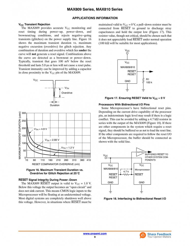 MAX809 technical document page 9