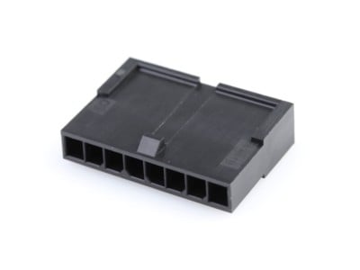 Micro-Fit 3.0 Receptacle Housing, Single Row, 12 Circuits, UL 94V-0, Low-Halogen Since Inception, Black