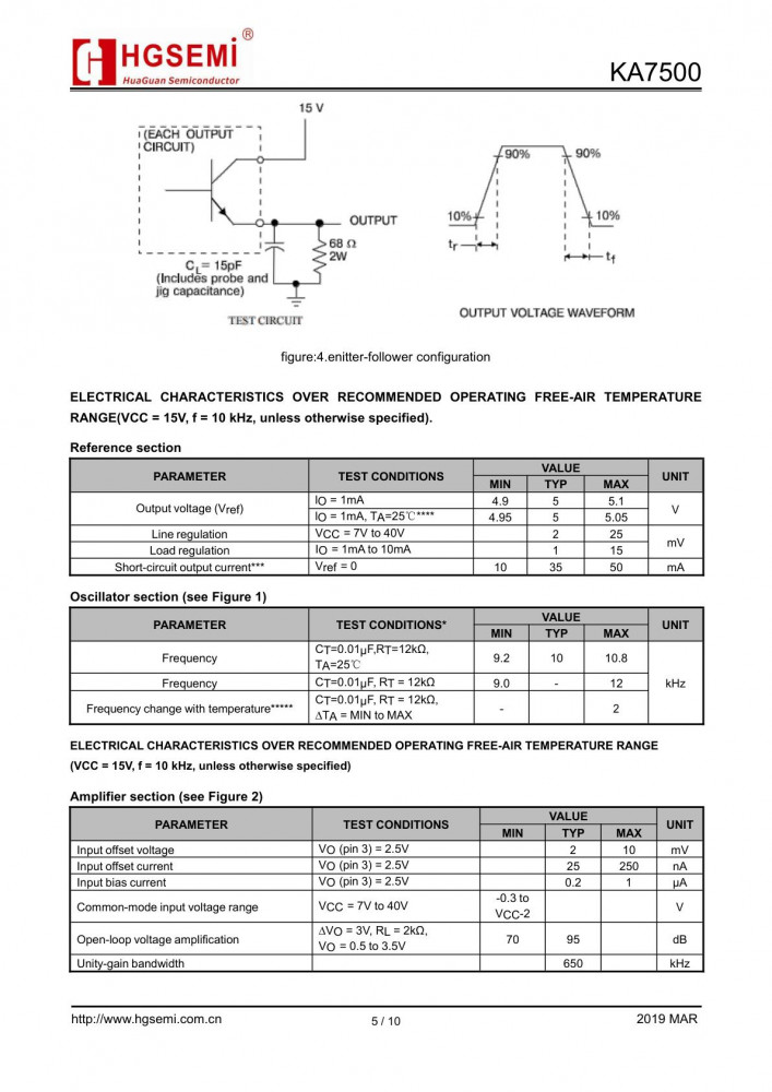 KA7500M/TR datasheet page 5