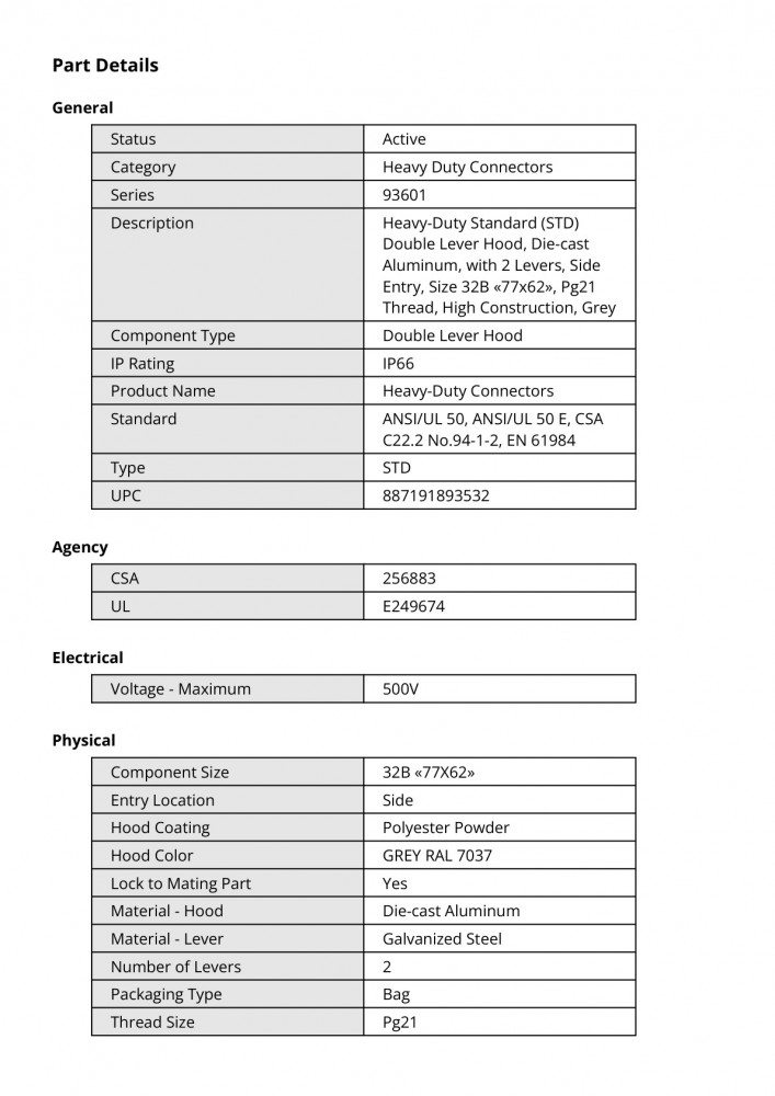 Product document image 2 for MOLEX 936014303