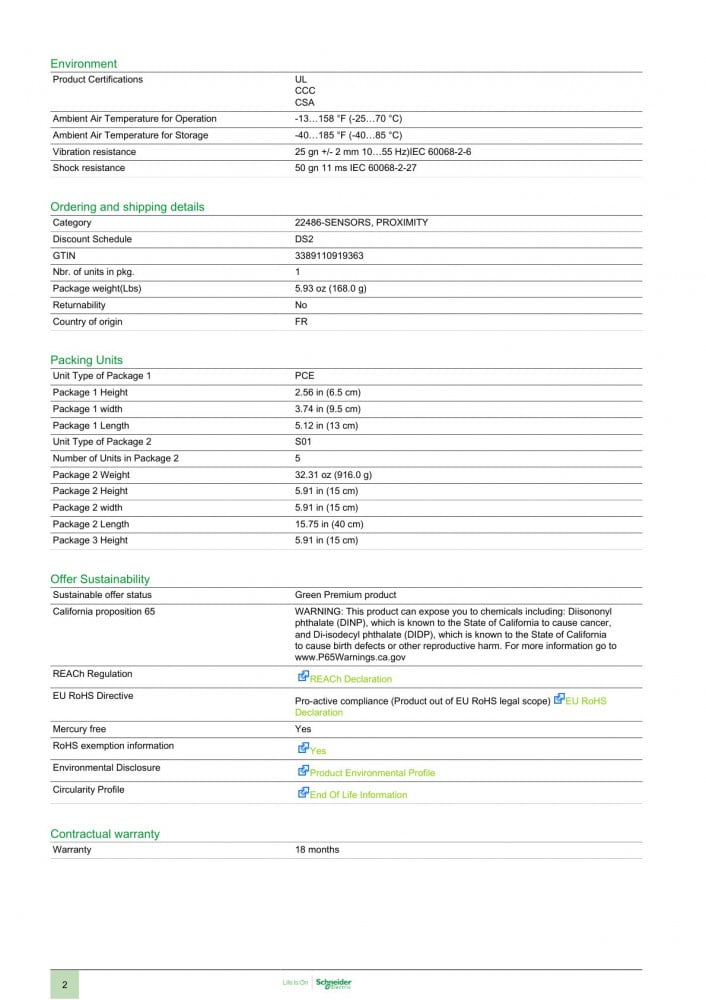 XS4P18MA230L1 technical document page 2