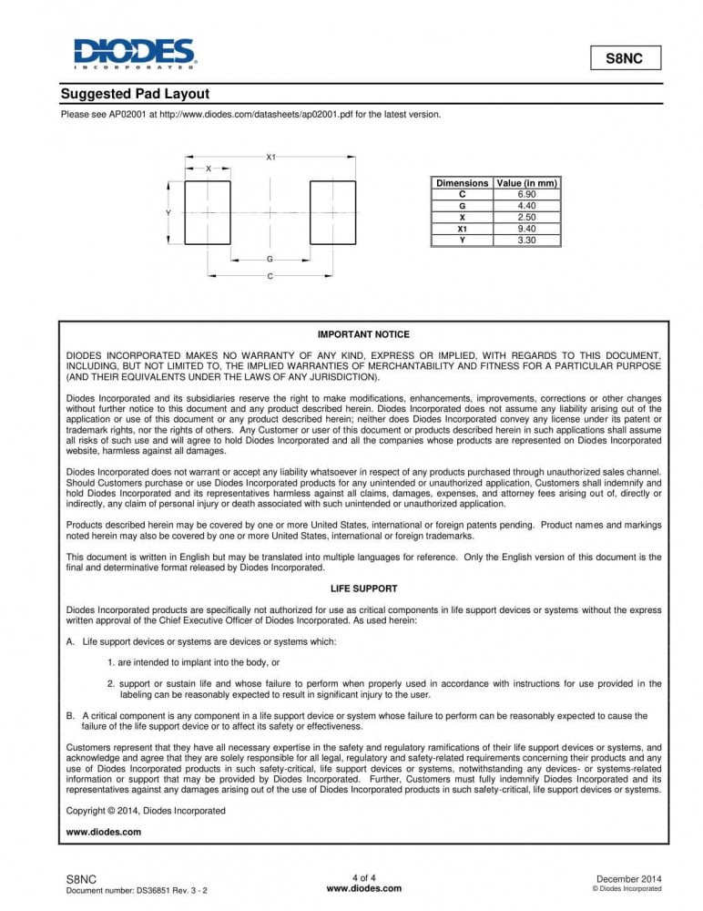 S8NC-13 datasheet page 4
