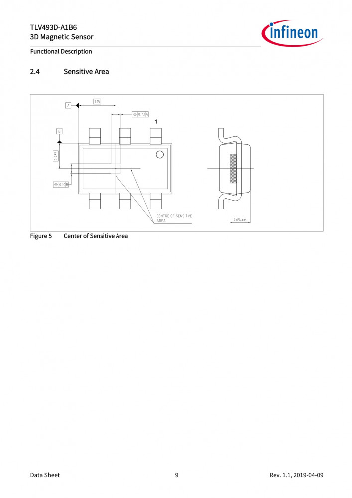 TLV493D-A1B6 datasheet page 9
