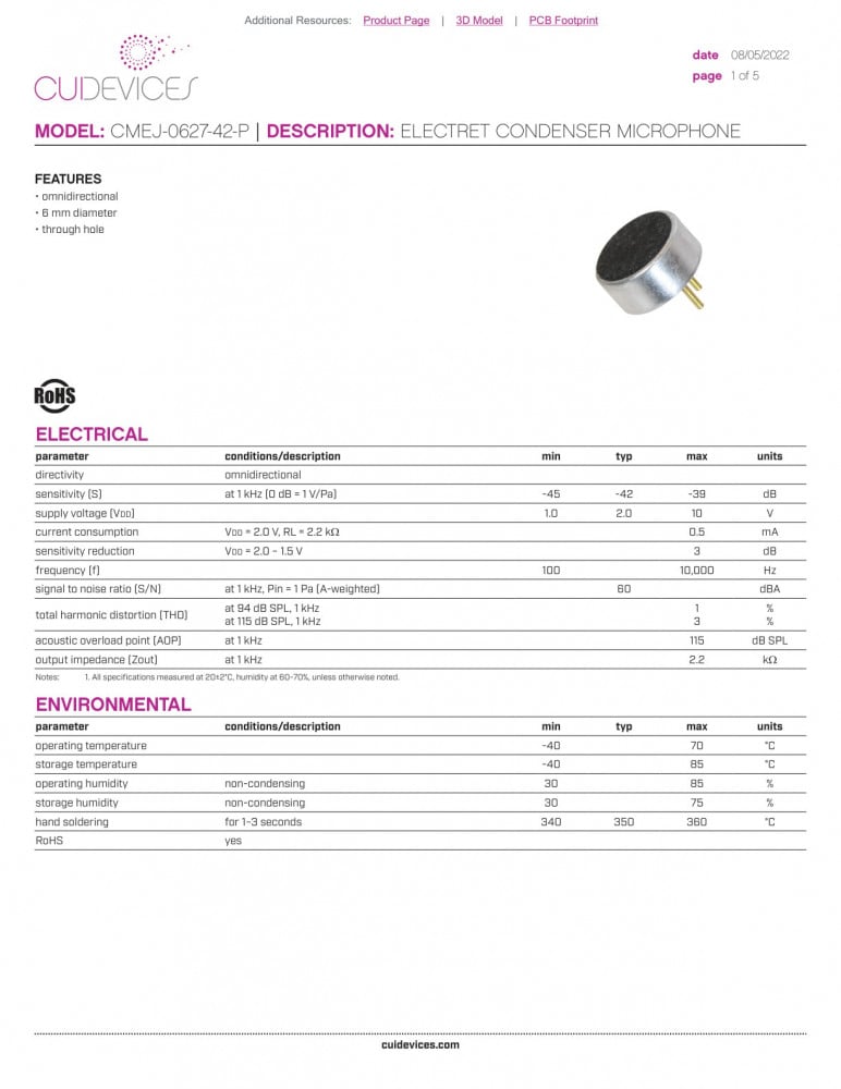 CMEJ-0627-42-P datasheet page 1