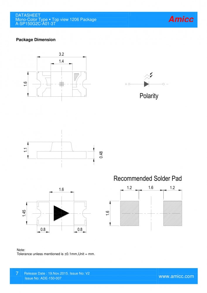 A-SP150G2C-A01-3T datasheet page 7