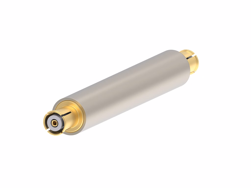 SMP-MAX Jack-to-SMP-MAX Jack Adapter, 45.15mm Length, Tri-Metal Plating, Tray, 50 Ohms for sale