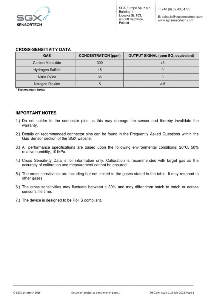 EC4-20-SO2 technical document page 2