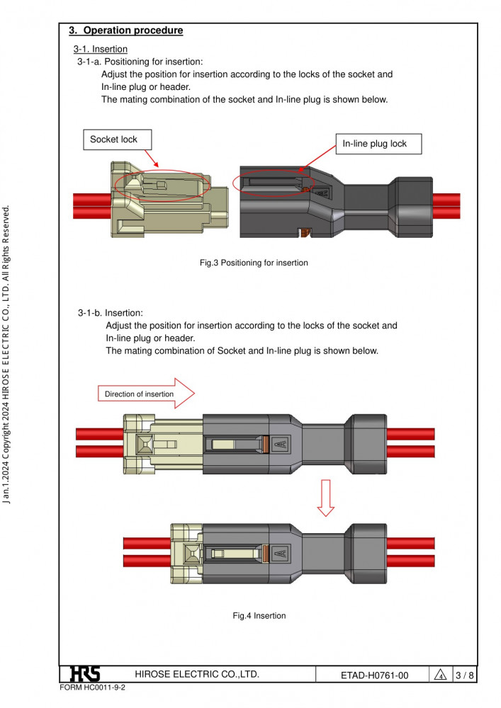 HRS DF62W instruction manual page 3