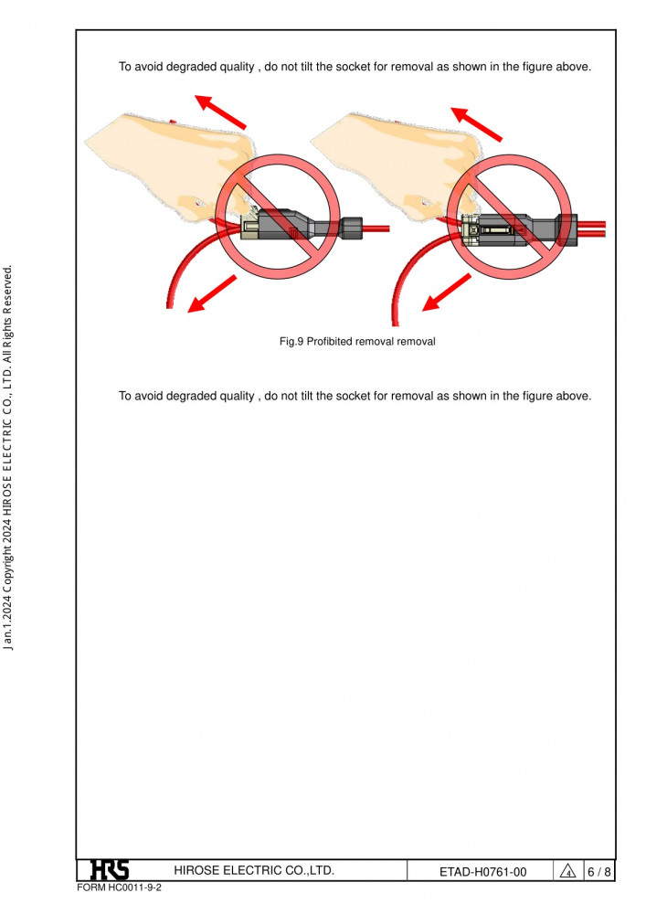HRS DF62W instruction manual page 6