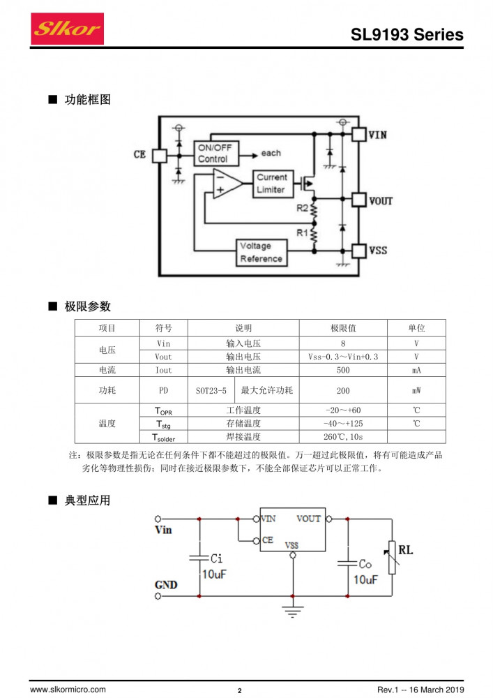 SL9193-33GB datasheet page 2