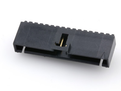 2.54mm Pitch SL Header, Low Profile, Single Row, Right Angle, 3.05mm Pocket, Shrouded, 12 Circuits, Tin (Sn) Plating
