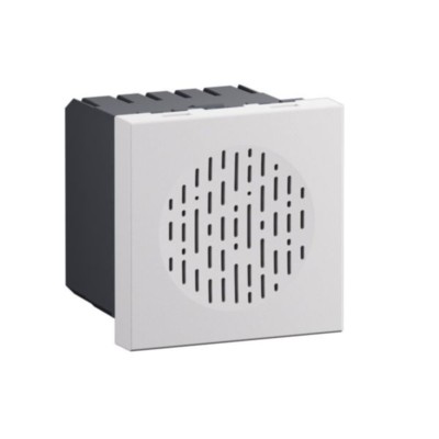Arteor Advance - 2 modules 230V 1 melody chime matt white - 2-module flush-mounted bell - 230V AC IP40 IK04 - 73dB indoor use for sale