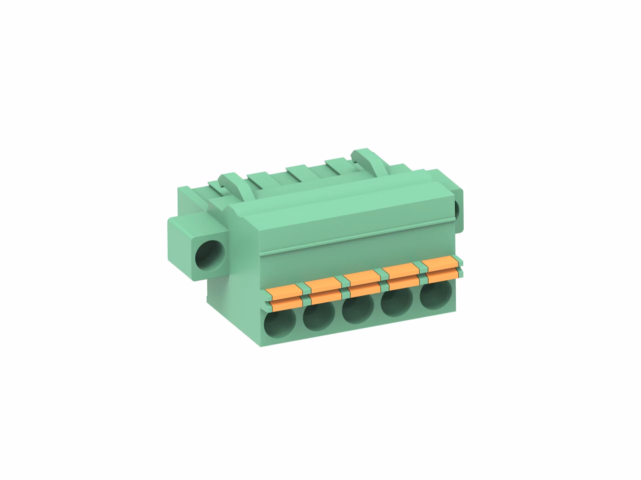 5.08mm Pitch Eurostyle Horizontal Plug, Spring-Type, In-Line, with Retention Ends, 5 Circuits for sale