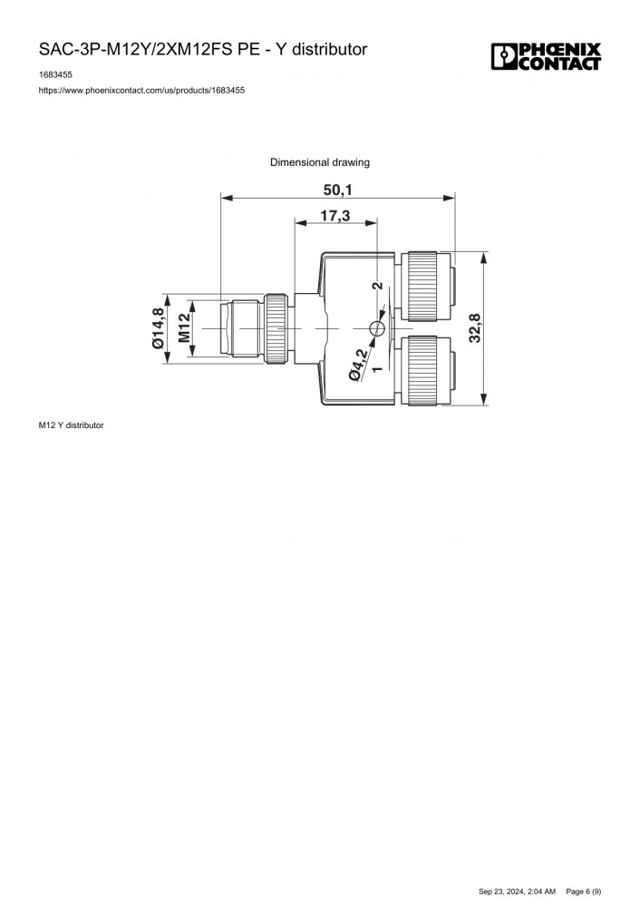 Phoenix Contact 1683455 technical document page 6