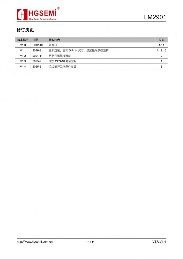 LM2901M/TR datasheet page 10