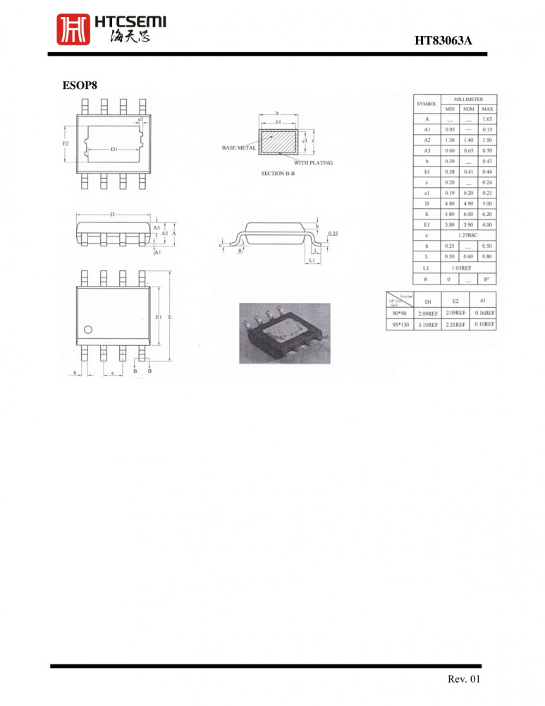 HT83063AREZ datasheet page 10