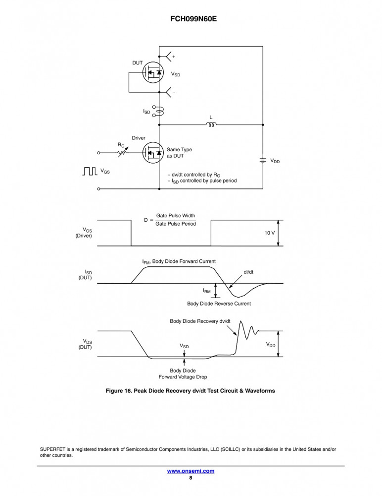 FCH099N60E datasheet page 8