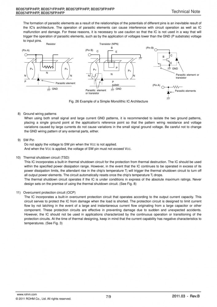 BD3570FP-E2 datasheet page 7