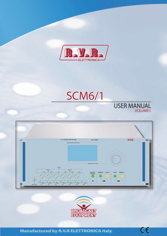 SCM6/1 manual page 1