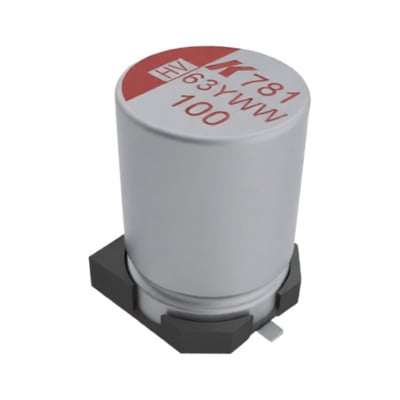 KEMET A770MS337M1VLAS022 Aluminum-Polymer Capacitor
