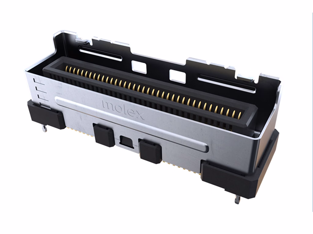NextStream Connector, 8x, 74 Circuits, 12 HS Channels Max, 1.55mm Shell Leg Length, PCIe Gen 6, with Pick and Place Dust Cap for sale
