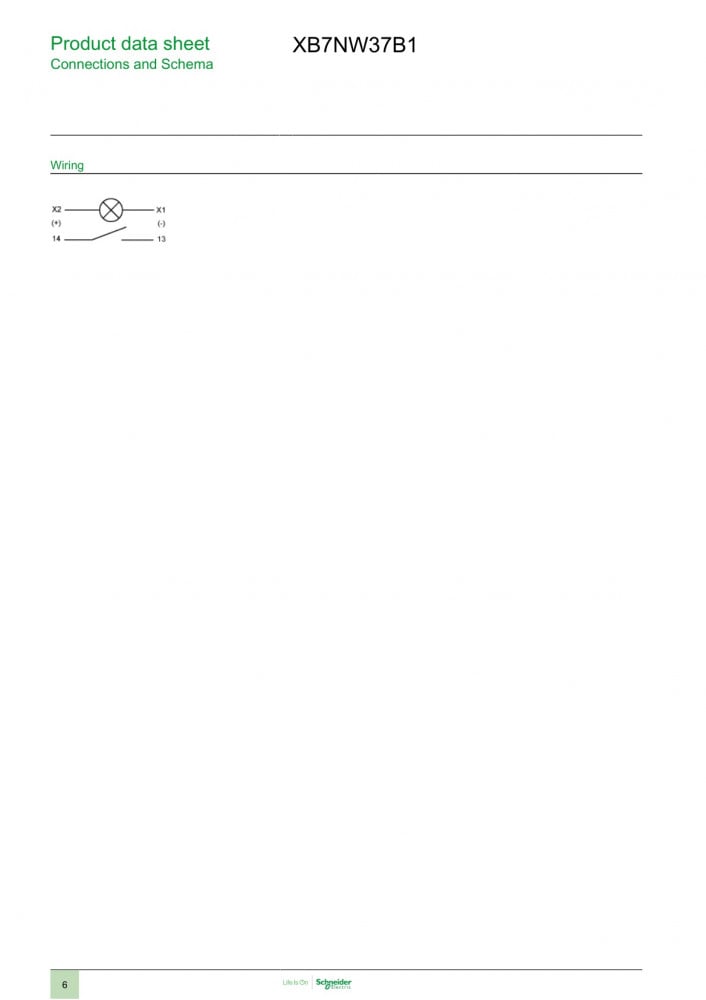 XB7NW37B1 technical document page 6